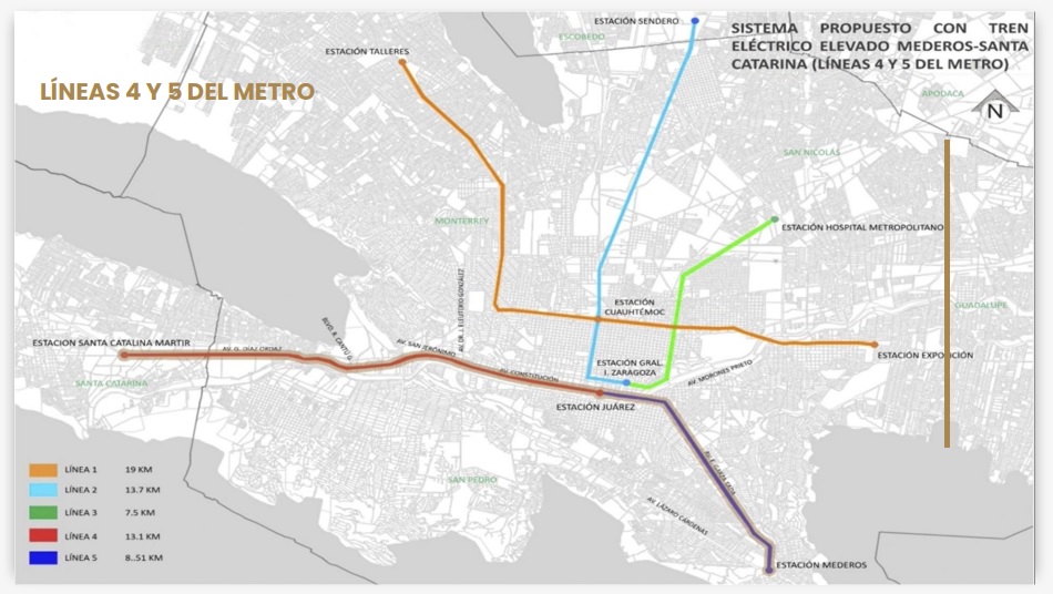 Ya prevén Línea 5 elevada o a nivel