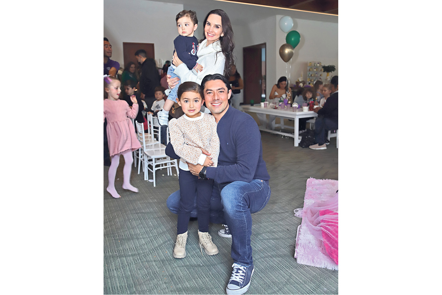 El cumple de los hijos de Kristal Cid y Brandon Peniche