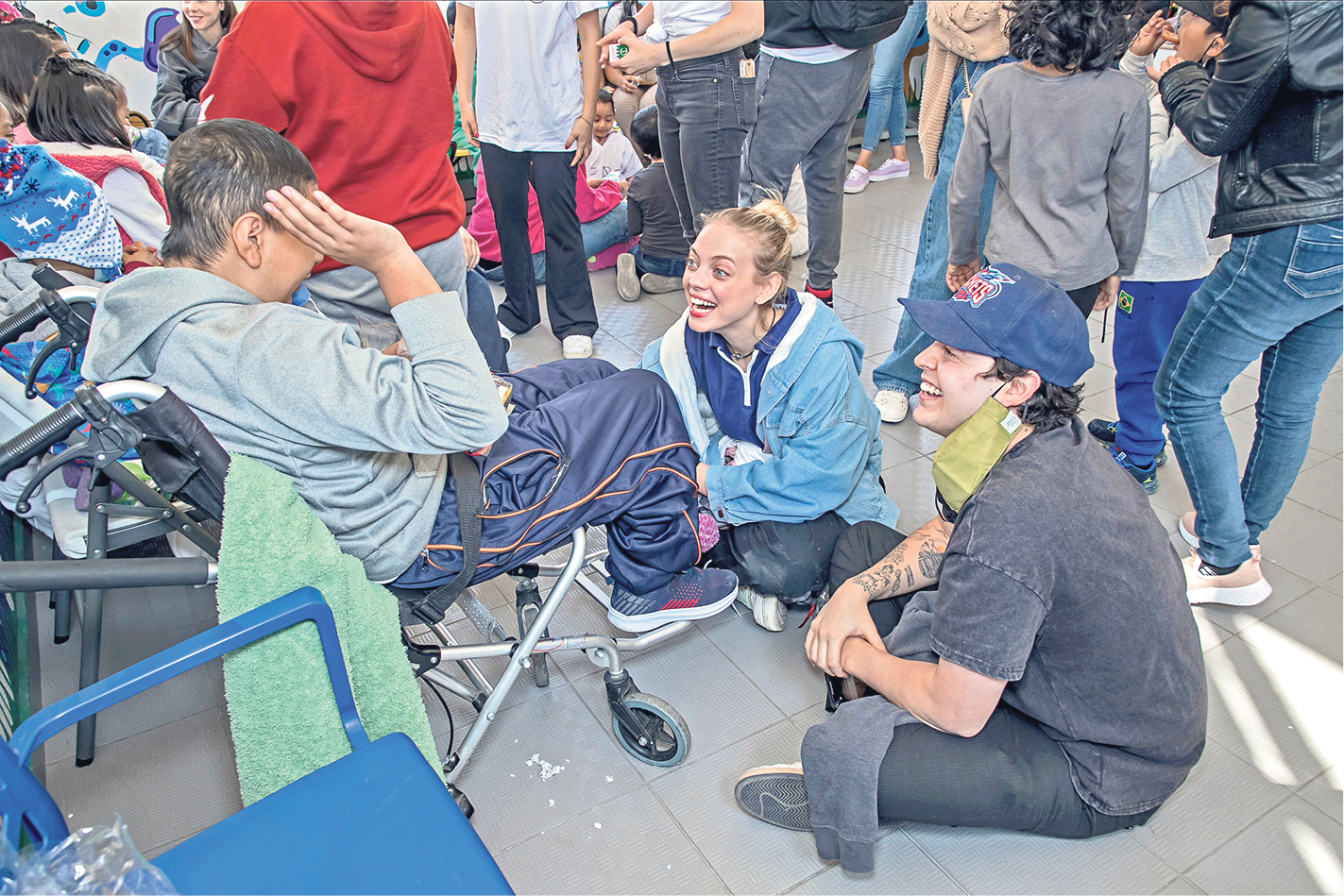 David Samra y un grupo de trendsetters conviven con niños que padecen ...