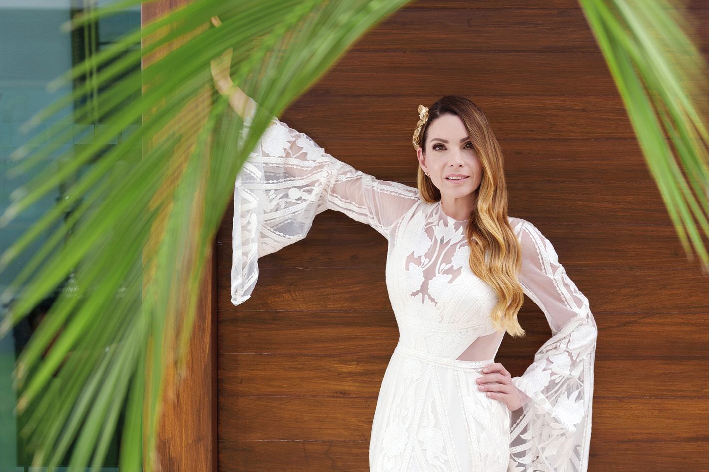 Andrea Díaz Ordaz luce vestidos de novia para la playa – elnorte