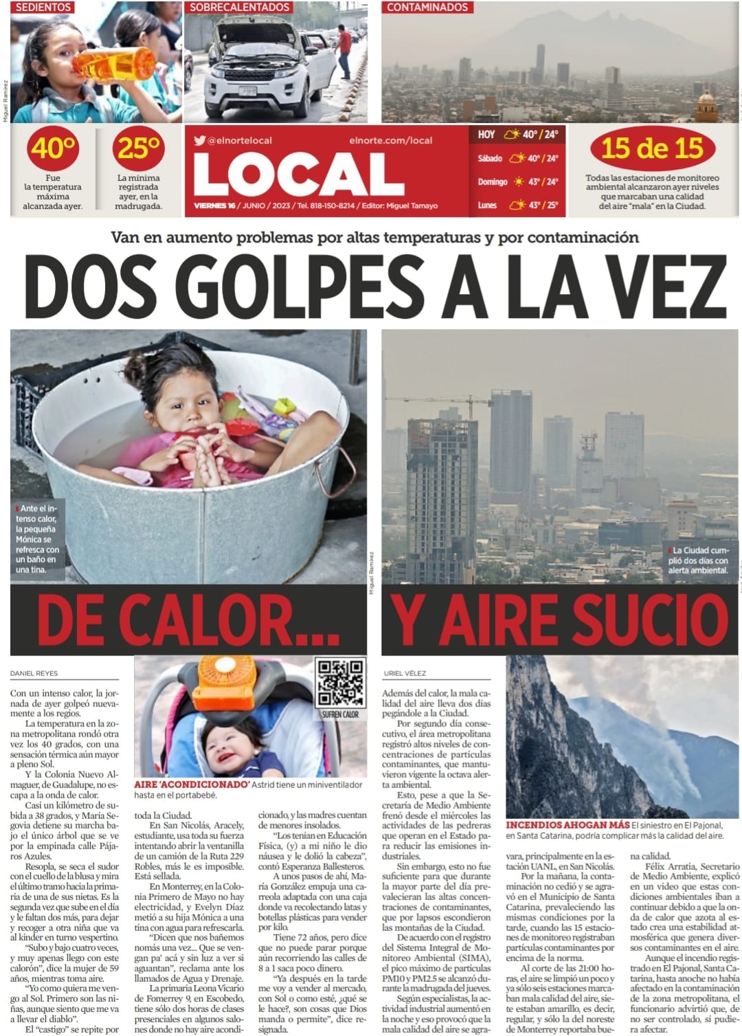 Activa Estado 10 alertas ambientales en el año