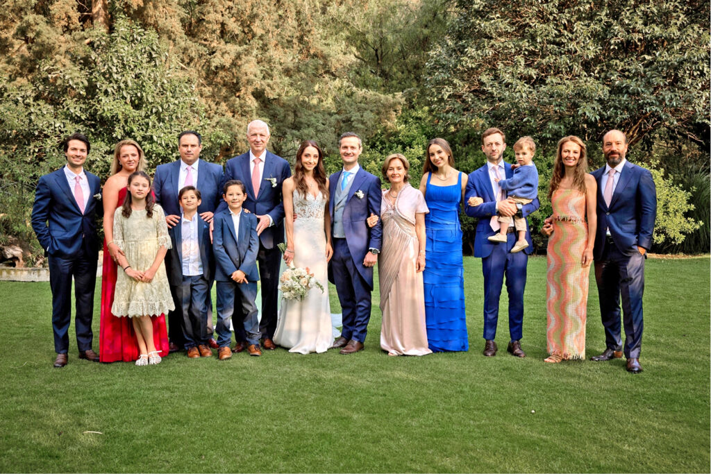 Paola Kegel y Andrés Carlberg festejan sus nupciasa menos de un año de ...
