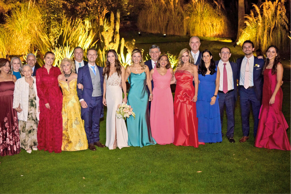 Paola Kegel y Andrés Carlberg festejan sus nupciasa menos de un año de ...