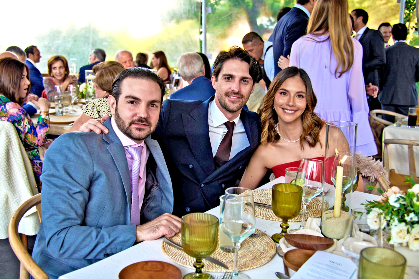 Paola Kegel y Andrés Carlberg festejan sus nupciasa menos de un año de ...